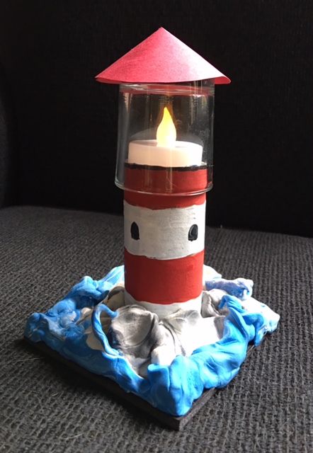 Lighthouse Tea Light Holder